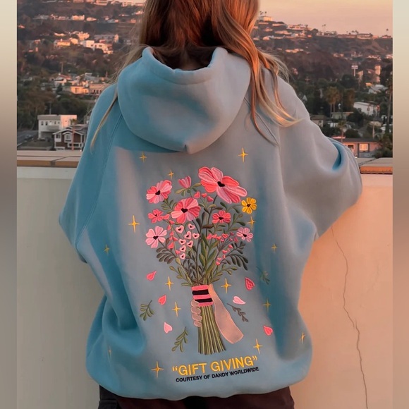 Tops | Copy Dandy World Wide Gift Giving Hoodie | Poshmark